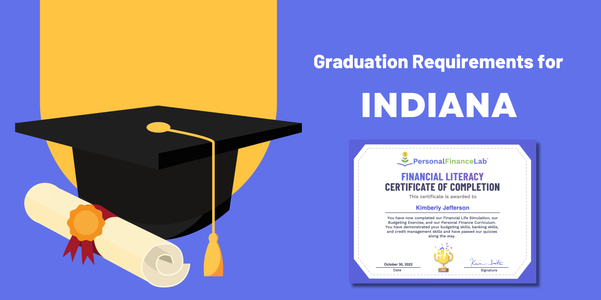 Financial Literacy Graduation Requirements for Indiana - PersonalFinanceLab