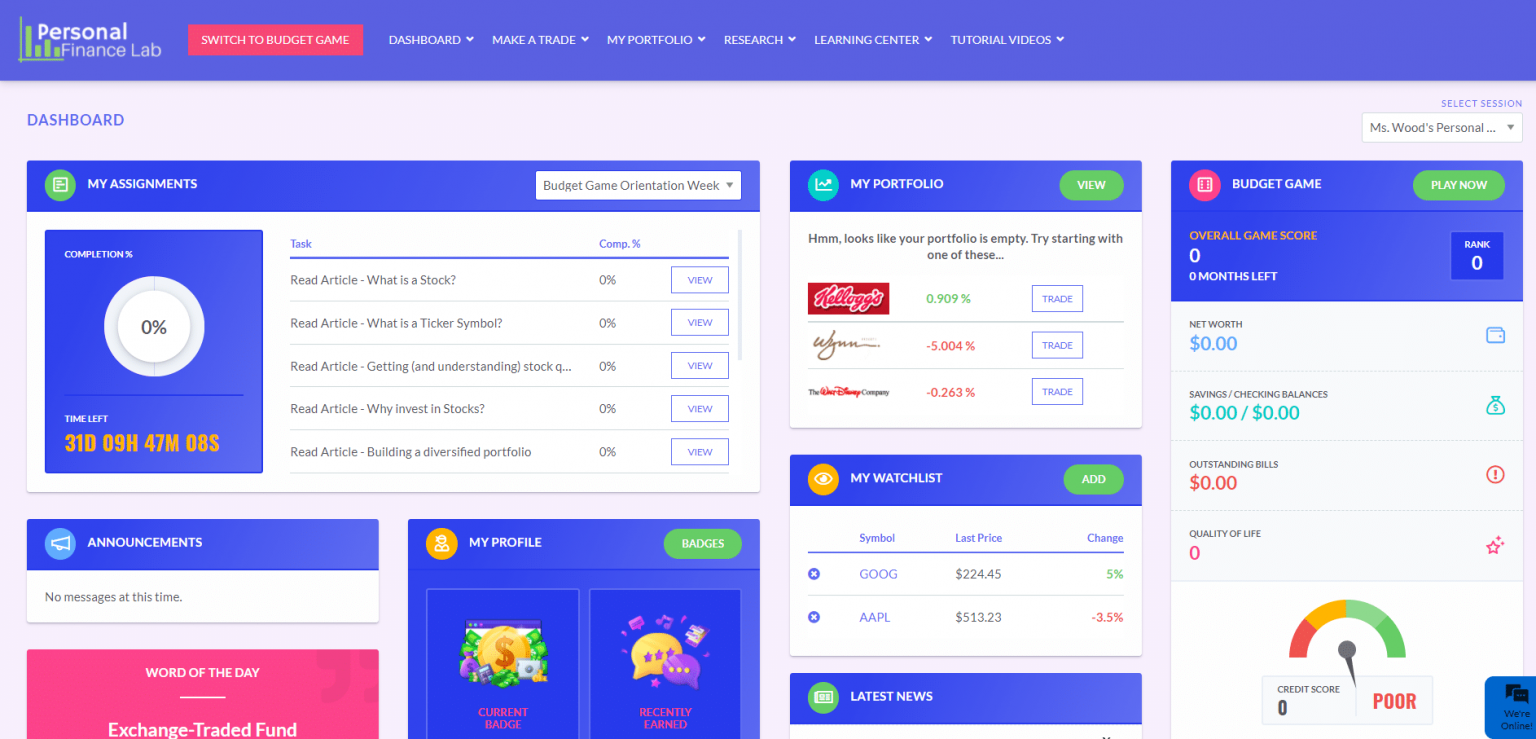 Fall 2021 New Features and Updates - PersonalFinanceLab