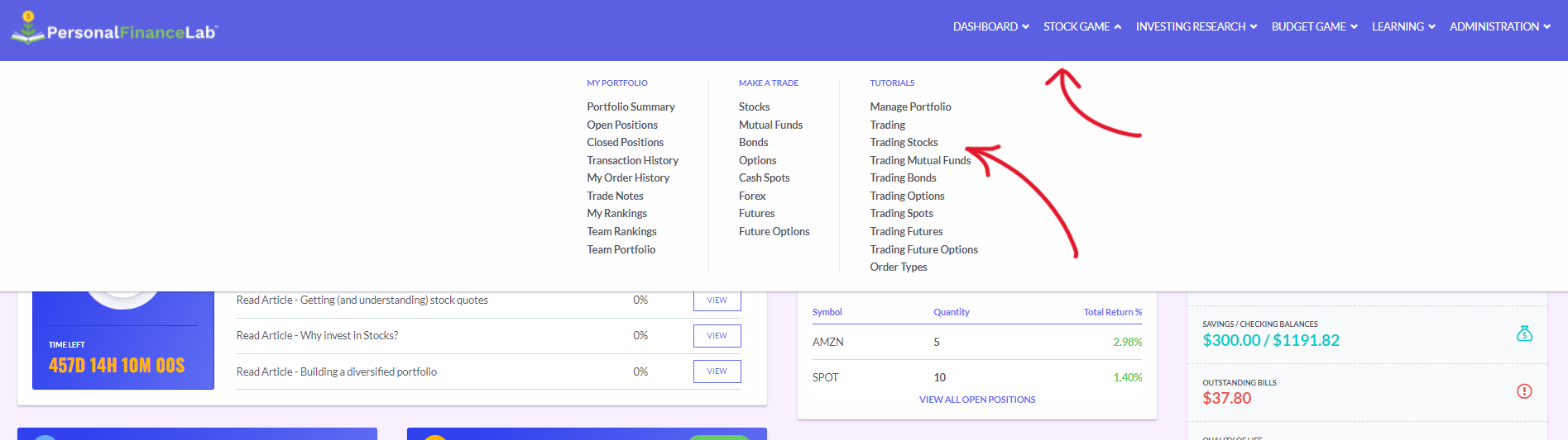 Stock Game Resource Packet - Personal Finance Lab