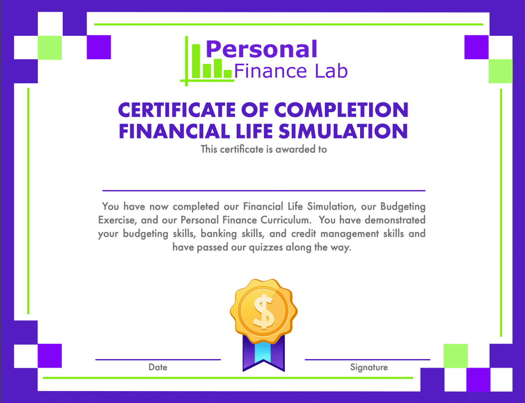 New Features Update - PersonalFinanceLab