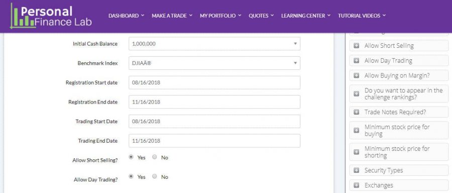 Learn Personal Finance Basics with Real Time Stock Market Game