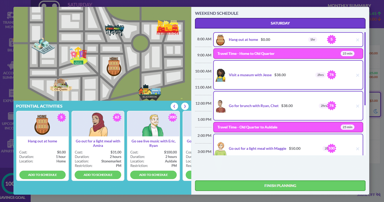 Feature Highlight - Mini-Games! - PersonalFinanceLab