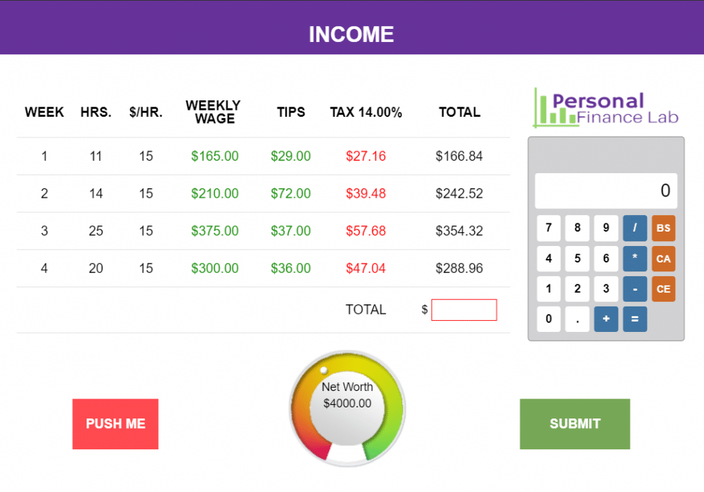 High School Budgeting Game Coming To PFinLab Personal Finance Lab