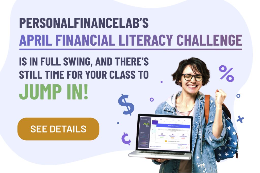 April 2025 Financial Literacy Challenge! - PersonalFinanceLab