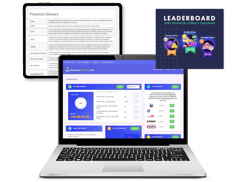 Budgeting & Stock Games for Students - PersonalFinanceLab